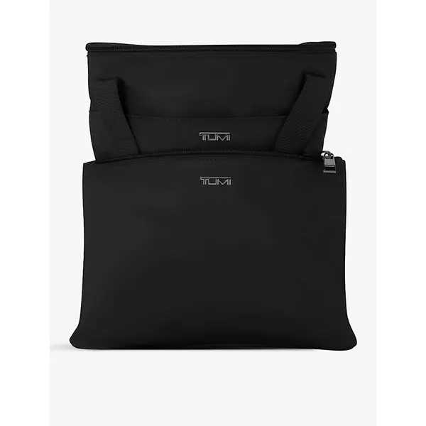 Tumi Branded Nylon Tote - Black/gunmetal