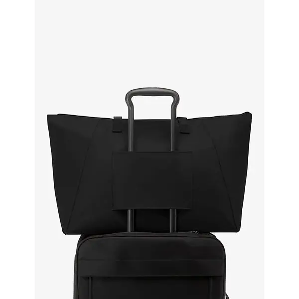 Tumi Branded Nylon Tote - Black/gunmetal