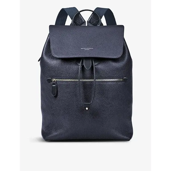 ASPINAL OF LONDON Reporter Leather Backpack