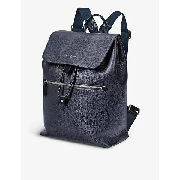 ASPINAL OF LONDON Reporter Leather Backpack