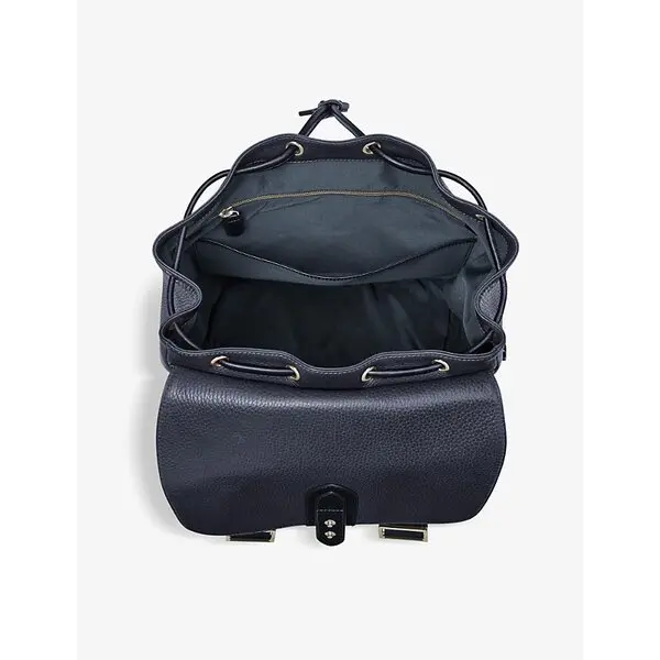 aspinal of london leather backpack Reporter Leather Backpack