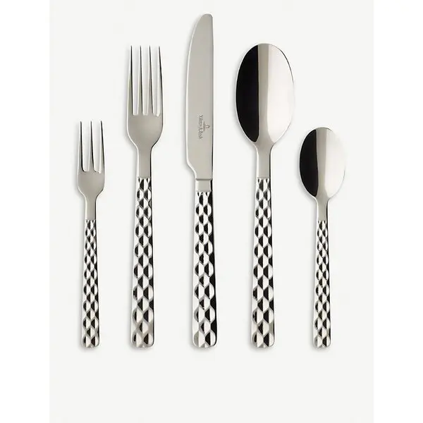 VILLEROY & BOCH Boston 30-piece Stainless Steel Cutlery Set - Silver