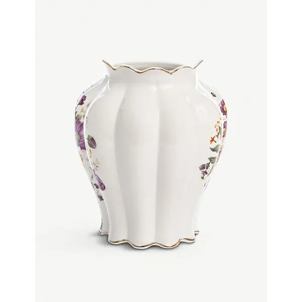 SELETTI Hybrid Melania Bone China Porcelain Vase 23cm