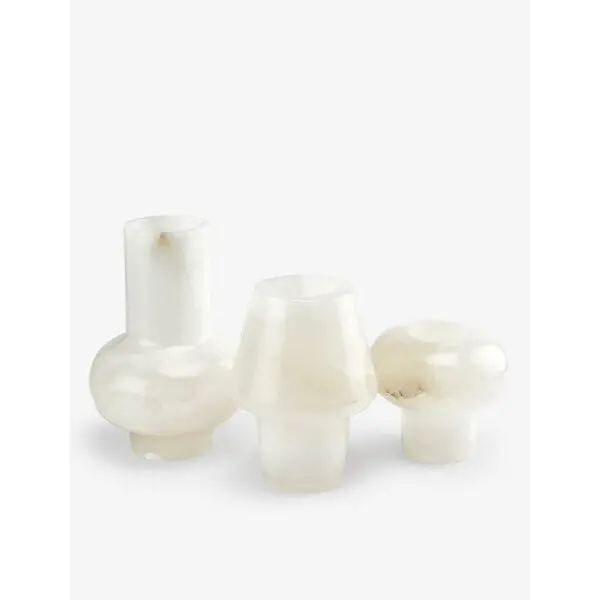 SOHO HOME Ava Tapered Alabaster Vase 25cm