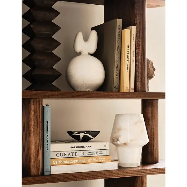 SOHO HOME Ava Tapered Alabaster Vase 25cm