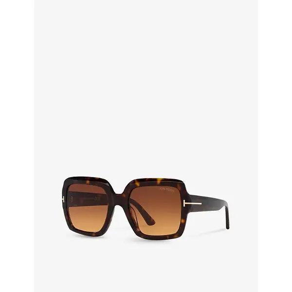 TOM FORD Kaya Tortoiseshell Sunglasses - Brown