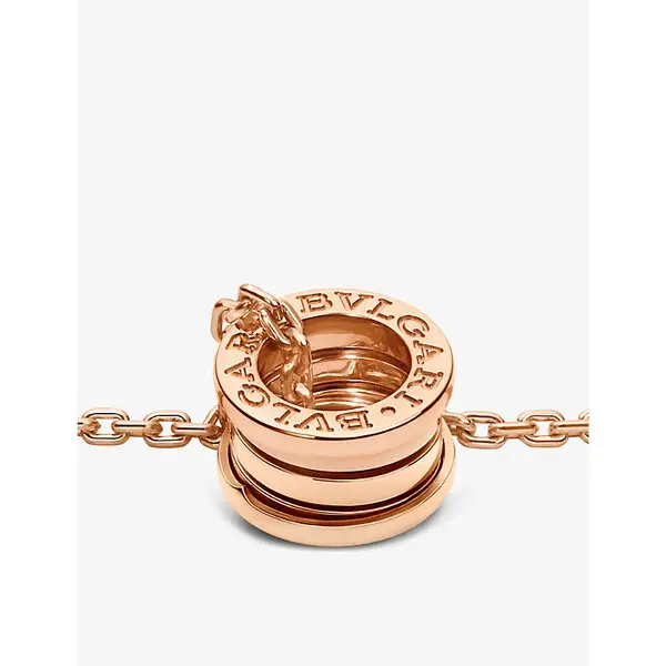 BVLGARI B.zero1 18ct Pendant Necklace - Rose Gold