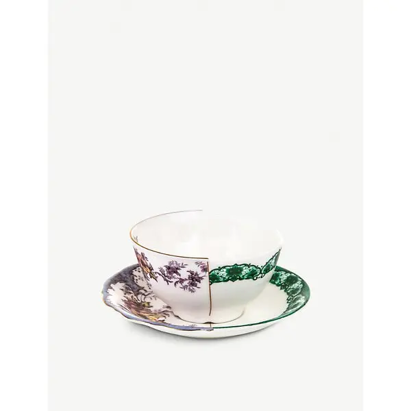 SELETTI Isidora Hybrid Porcelain Teacup And Saucer - One-color