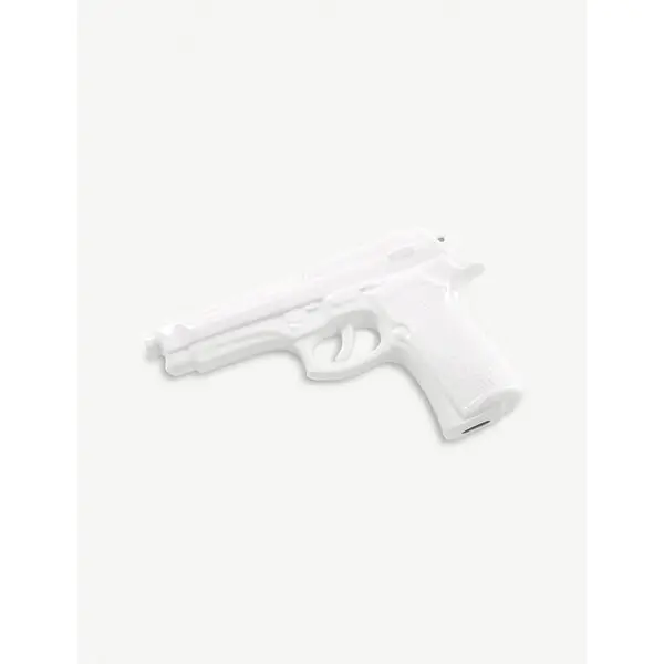 SELETTI Gun Porcelain Ornament 15cm