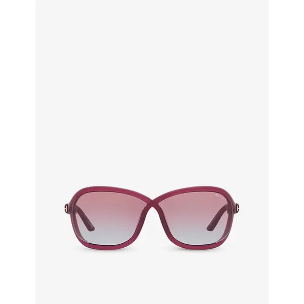 TOM FORD Fernanda Butterfly-frame Injected Sunglasses - Purple