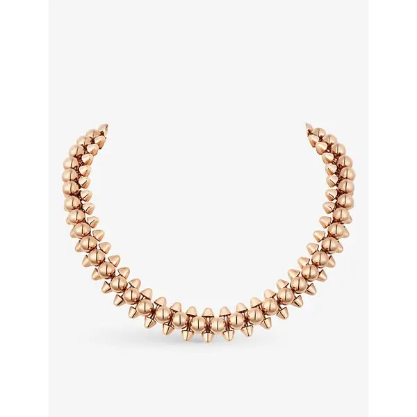 Cartier Clash De Supple Xl 18ct Rose-gold Necklace - Rose Gold