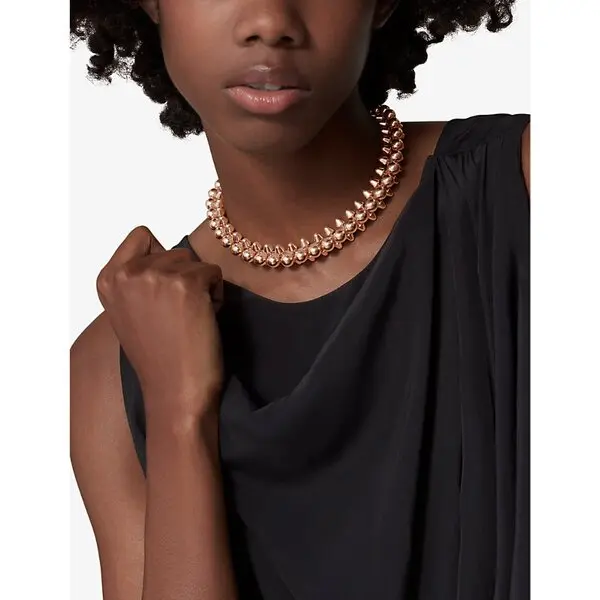 Cartier Clash De Supple Xl 18ct Rose-gold Necklace