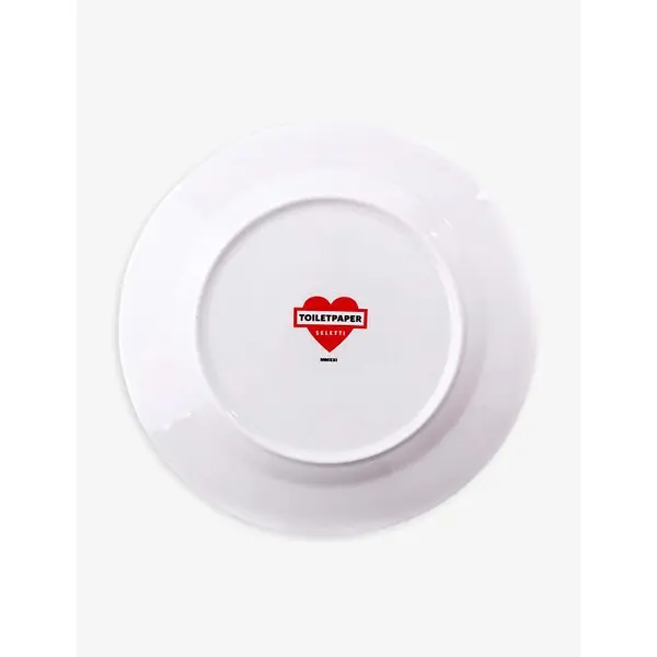 SELETTI Wears Toiletpaper Kitten Porcelain Plate 27cm