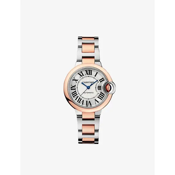 CARTIER Ballon Bleu De Automatic Watch - Rose Gold And Steel