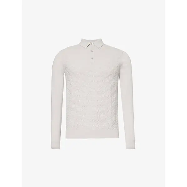 ARNE Funnel-neck Relaxed-fit Cotton-knit Jumper