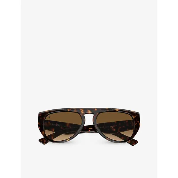 FERRARI Fh2005u Pilot-frame Sunglasses - Brown