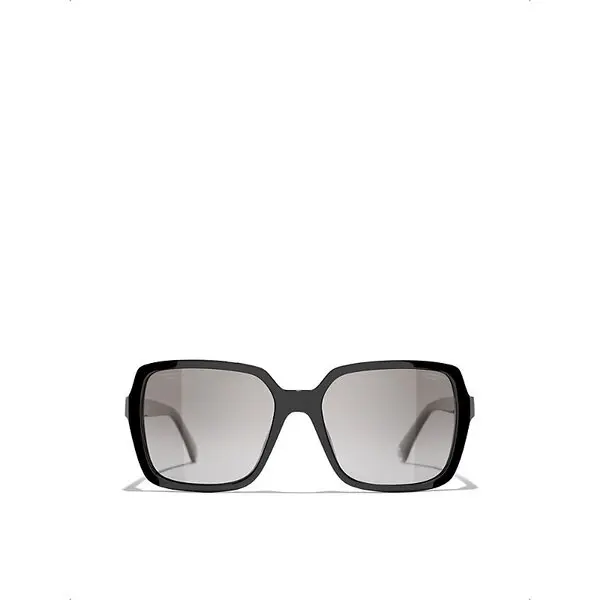 Chanel Rectangle Sunglasses Ch5505 - Black