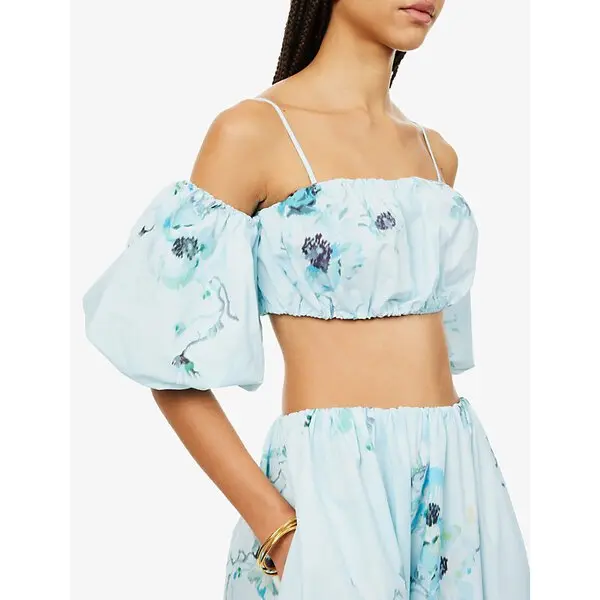 Zimmermann Lightburst Cropped Top