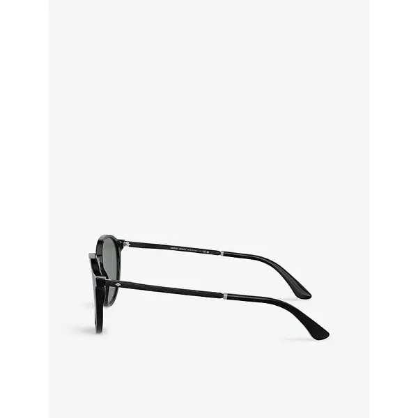 Giorgio Armani Ar8196 Round-frame Sunglasses - Black