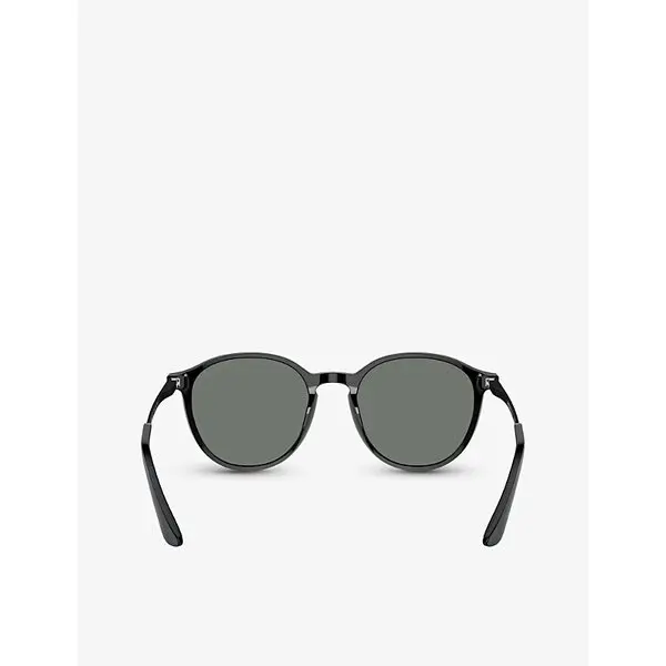 Giorgio Armani Ar8196 Round-frame Sunglasses - Black
