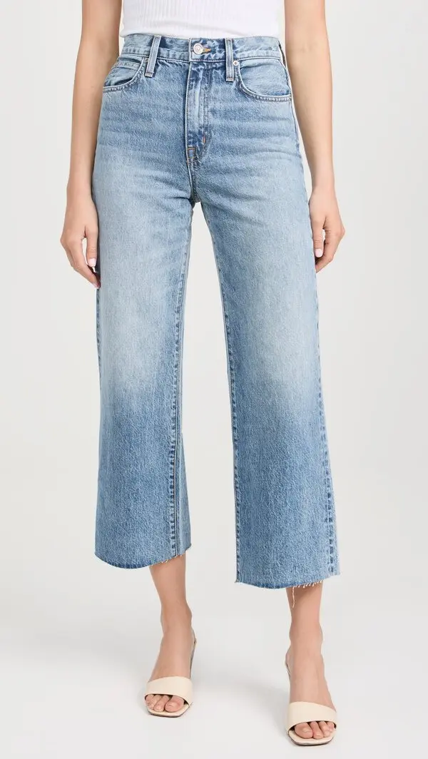 SLVRLAKE Grace Crop Jeans - Lightning Strikes
