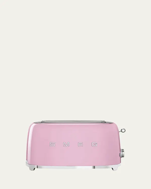 SMEG Retro 4-slice Toaster - Pink