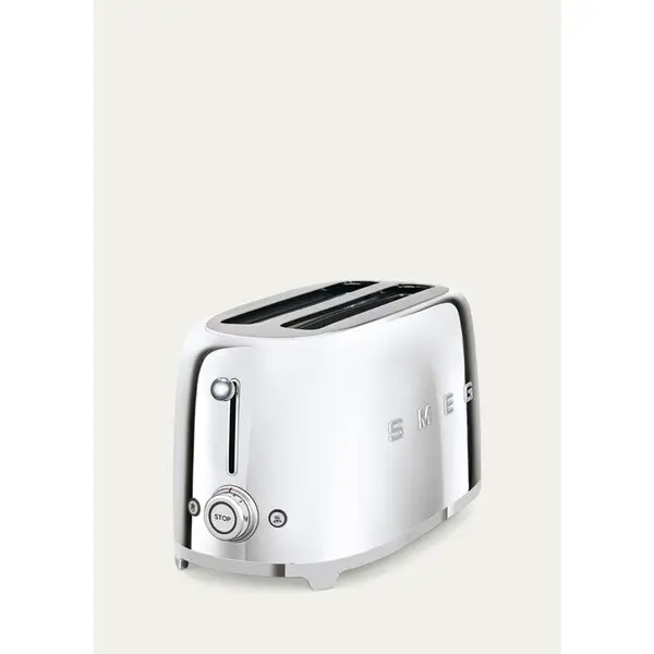 SMEG Retro 4-slice Toaster - Silver