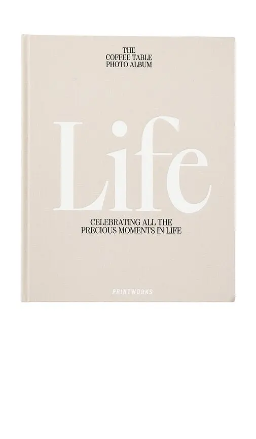 PRINTWORKS Life Photo Book - Beige