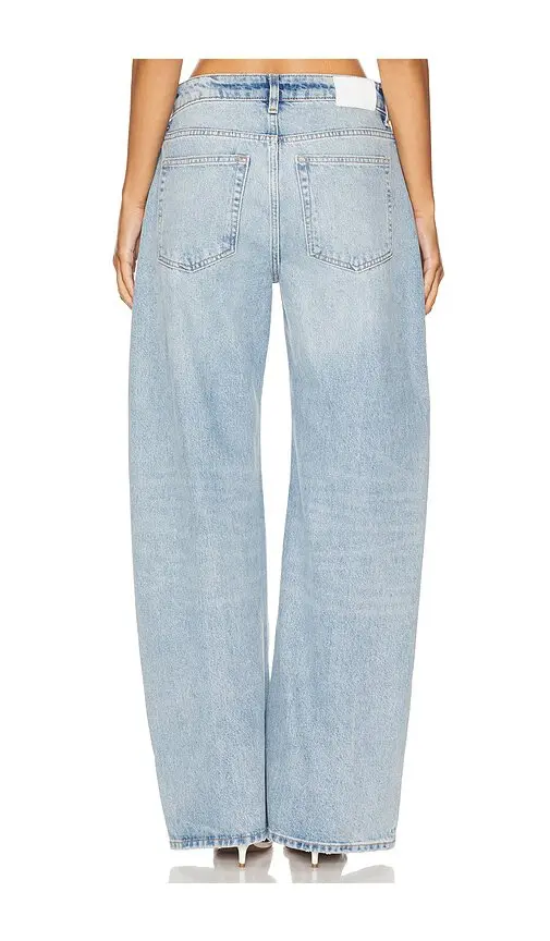 EB DENIM Enzo Mid-rise Barrel Jeans - Laguna