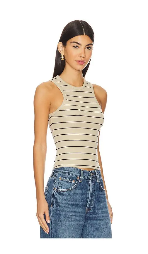 WeWoreWhat Ribbed Jersey Tank