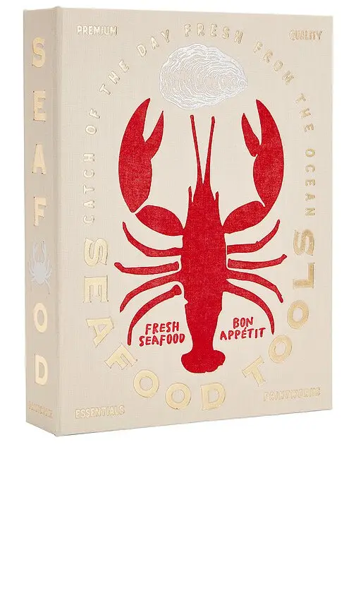 PRINTWORKS The Essentials Seafood Tools In Beige/red