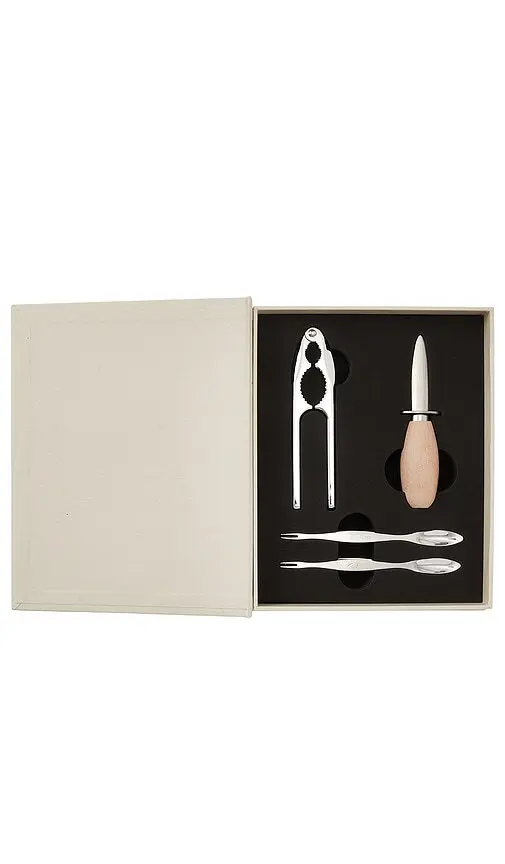PRINTWORKS The Essentials Seafood Tools In Beige/red