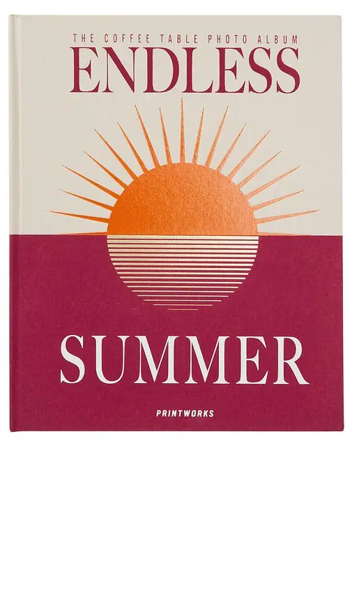 PRINTWORKS Endless Summer Photo Album In Red - Maroon,beige