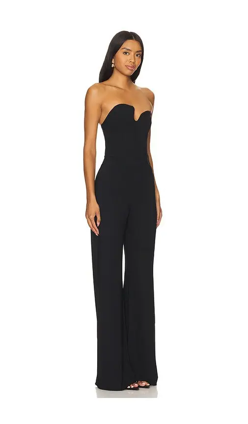 Amanda Uprichard Strapless Puzzle Jumpsuit