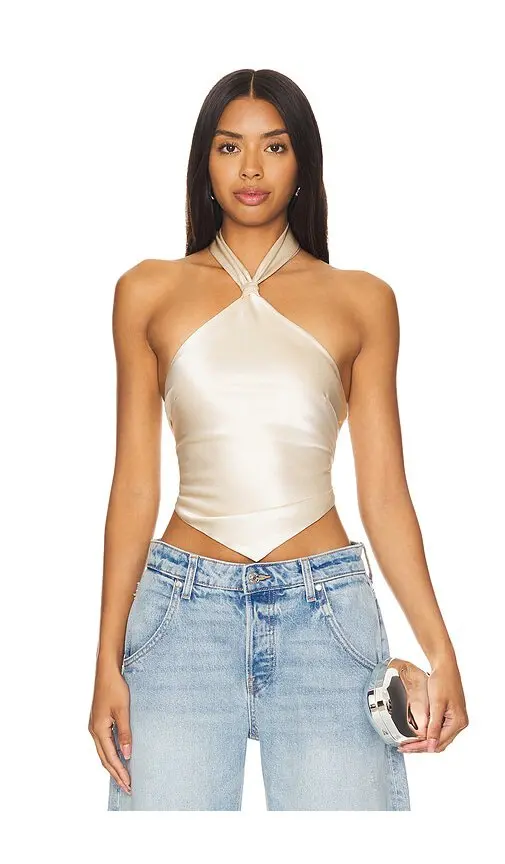 Retrofete Jamie Top - Light Champagne