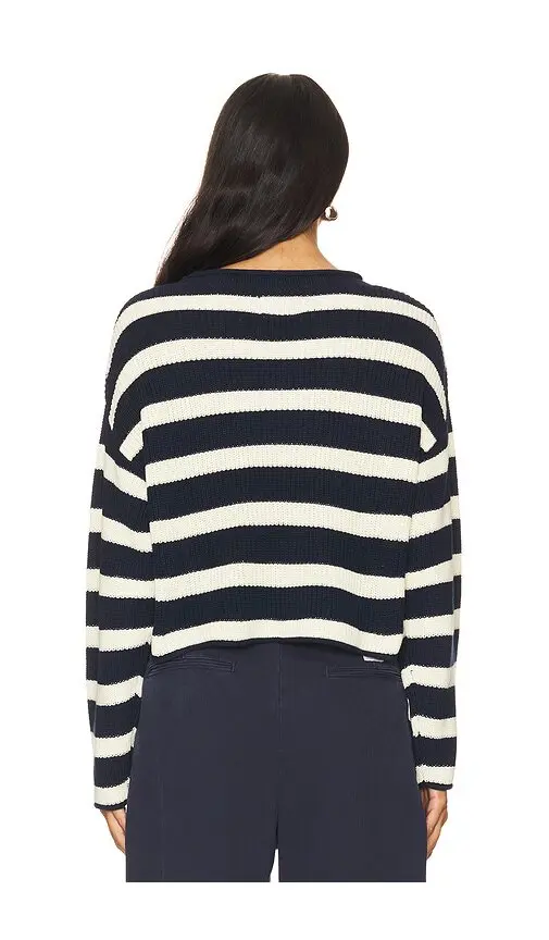 Denimist Cropped Sweater In Navy