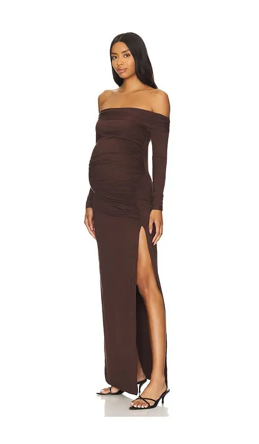 BUMPSUIT Off The Shoulder Evening Dress