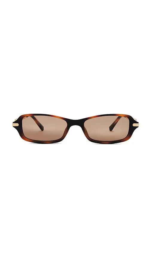 Le Specs Bamboozler Sunglasses - Tort Teak Mono