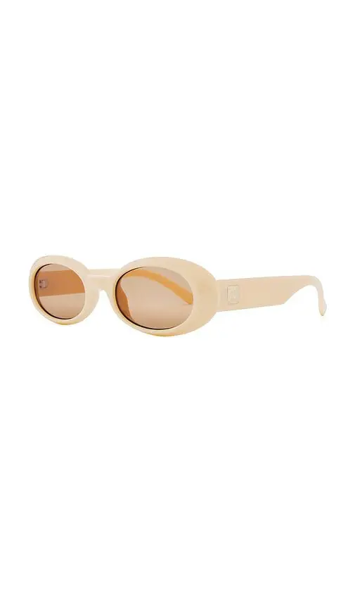 Le Specs Work It! Sunglasses - Ivory Tan Tint