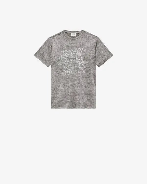 ETOILE Marant Étoile Zoeline T-shirt - Gray-silver