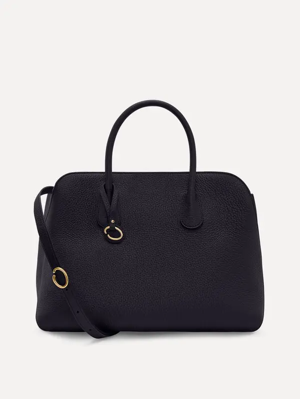 Oscar De La Renta The Ivy Top Handle Bag - Blue