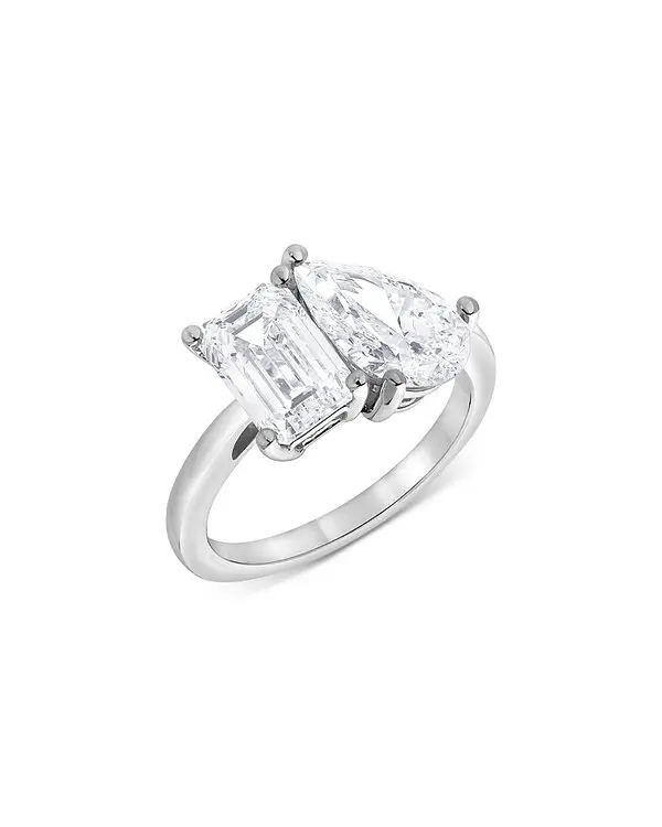 Bloomingdale'S Diamond Toi Et Moi Engagement Ring - White