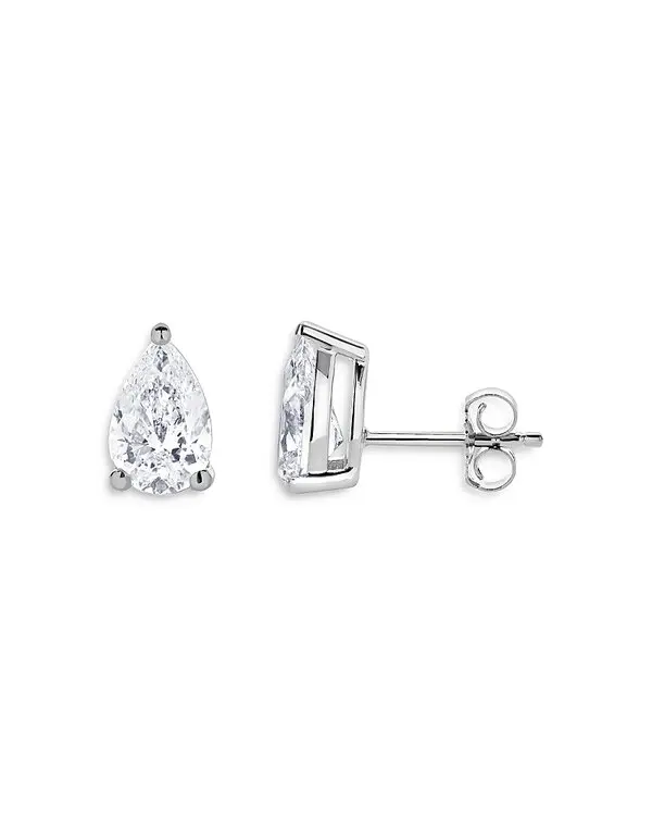 Bloomingdale'S 2.0 Tcw Certified Lab Grown Pear Shaped Diamond Stud Earrings - White