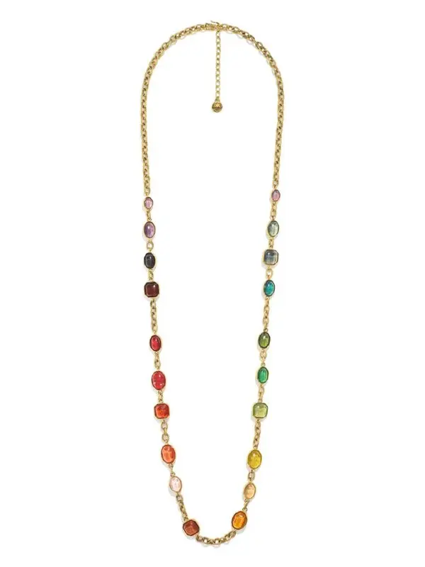 GOOSSENS Cabochon Long Necklace - Gold