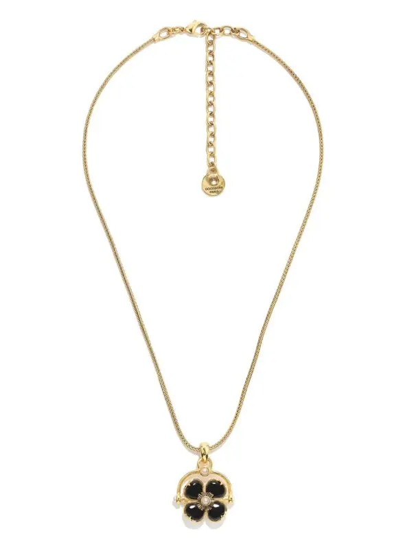 GOOSSENS Clover Pendant Necklace - Gold
