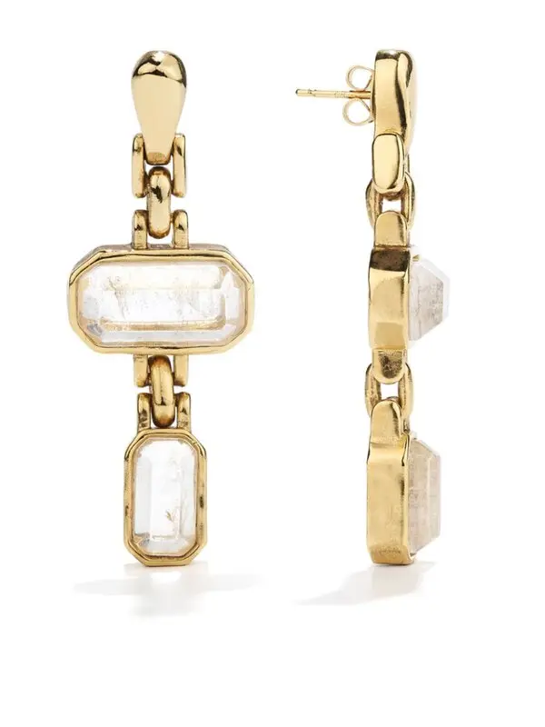 GOOSSENS 24kt Plated Drop Earrings - Gold