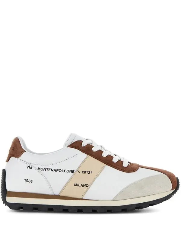 Hogan H671 Panelled Leather Sneakers