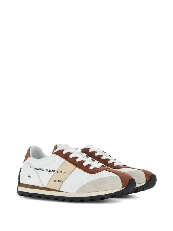Hogan H671 Panelled Leather Sneakers