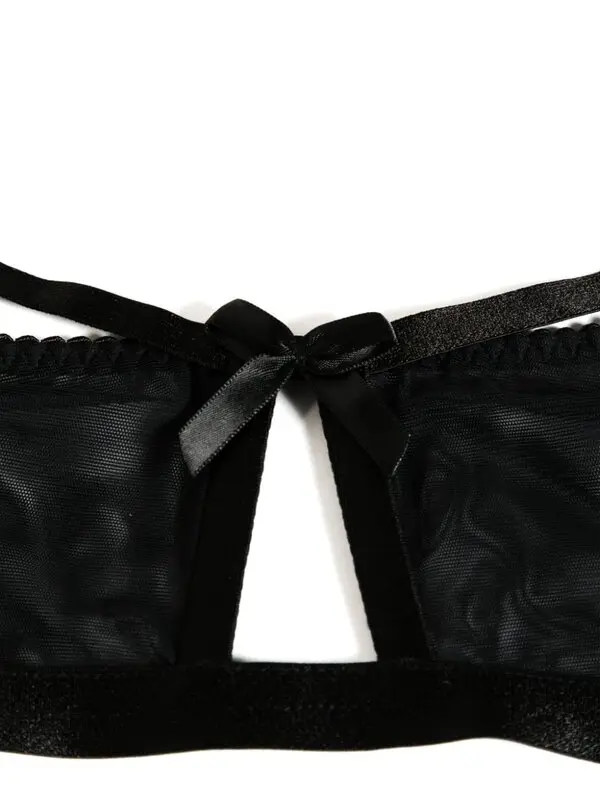 BORDELLE Bondage Belle Mesh Bra - Black
