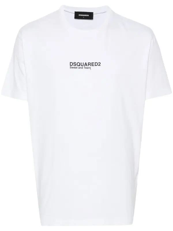 Dsquared2 Logo-print Cotton T-shirt - White